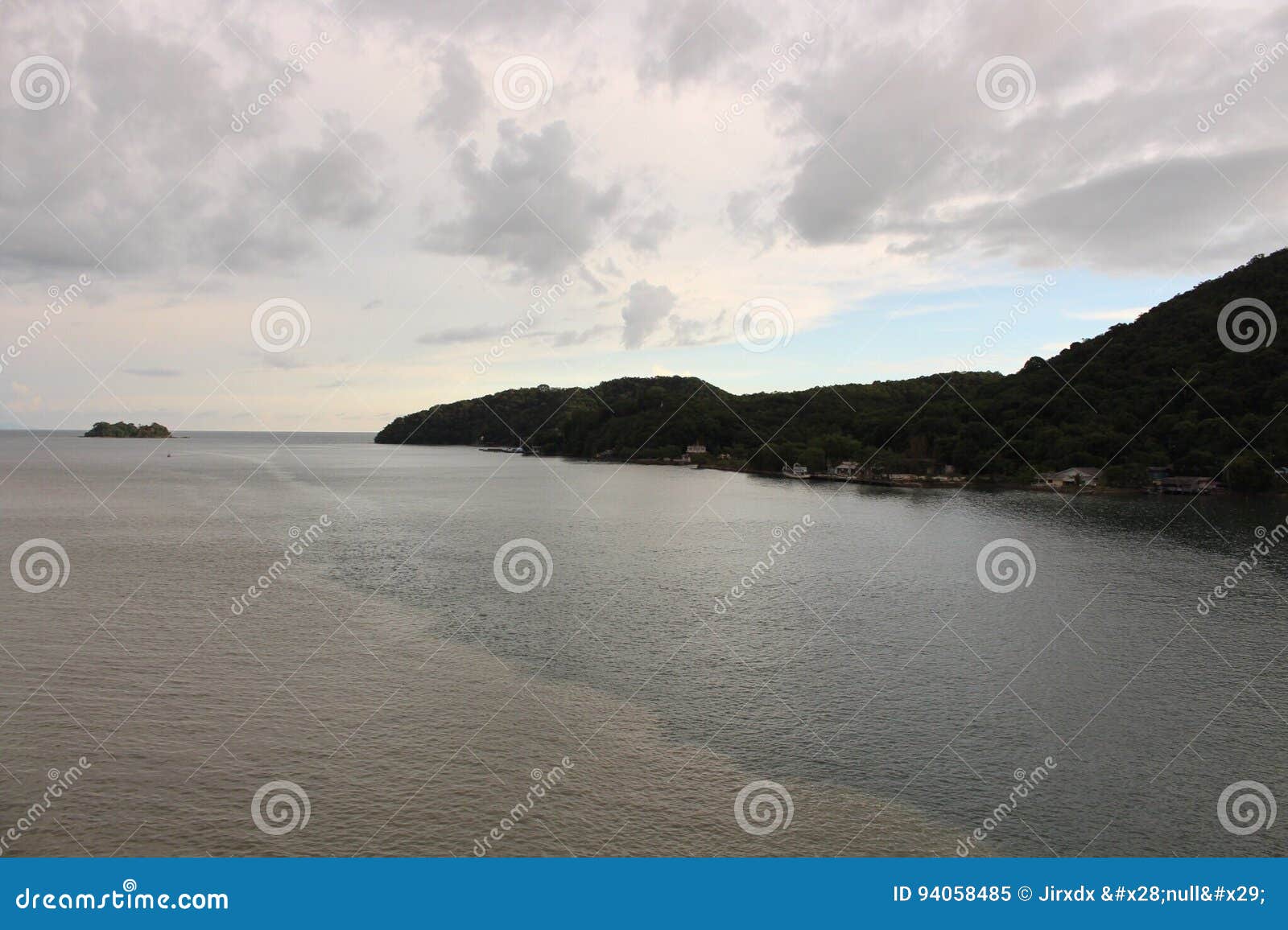 The River that Have 2 Colors and Connect To the Stock Image - Image of ...