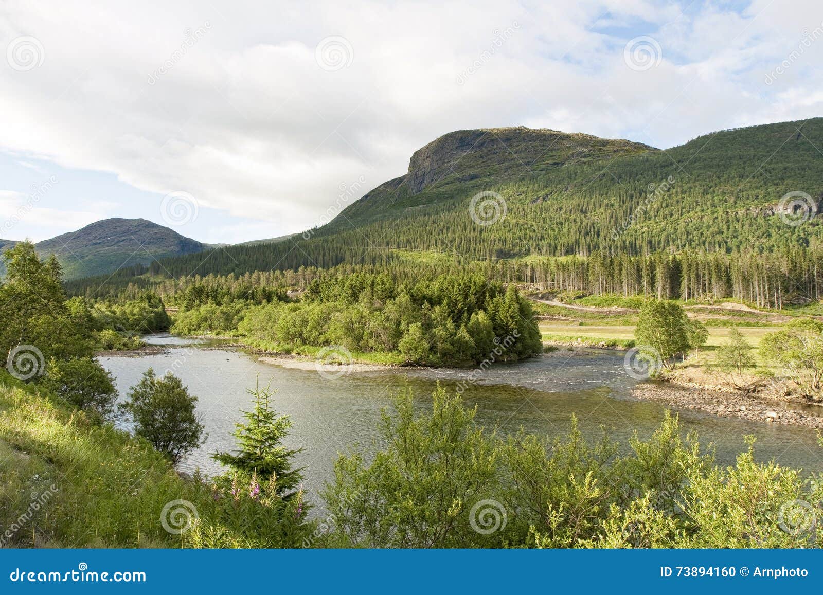 River Hemsila stock photo. Image of color, mountains - 73894160