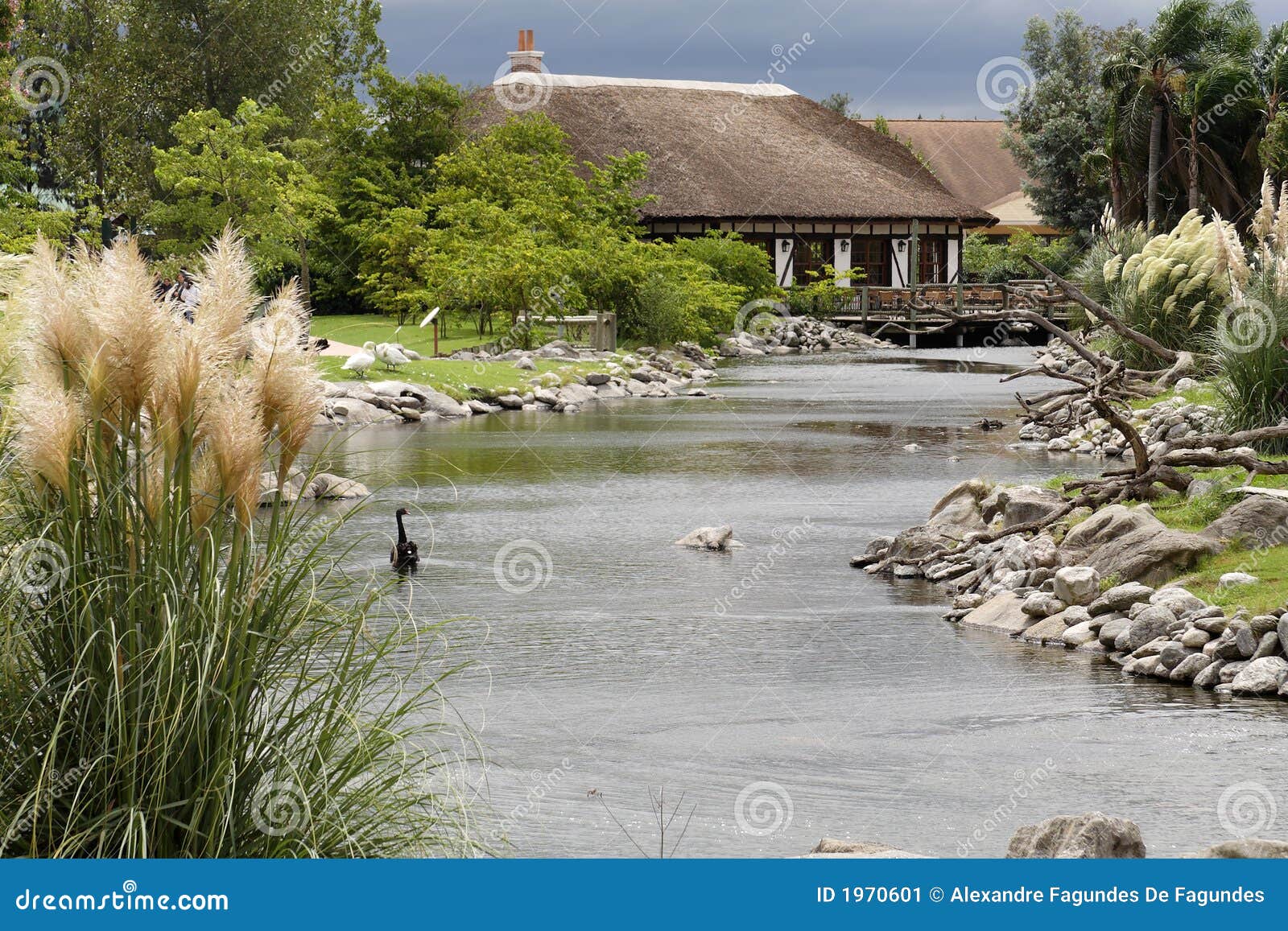 River and House stock image. Image of south, argentina - 1970601