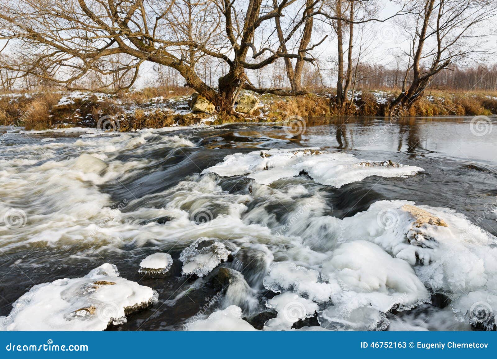River ice. river in winter stock image. Image of cool - 46752163