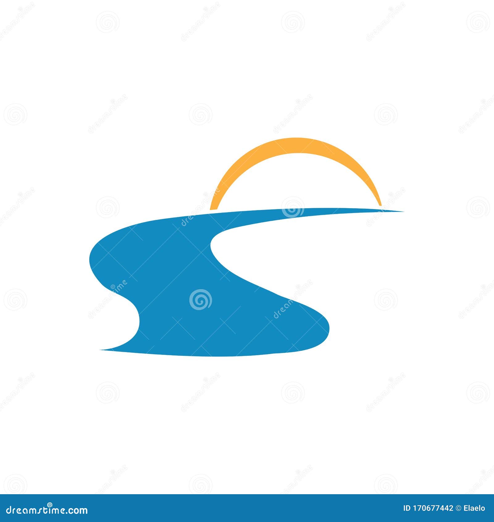 River Icon Vector From Scouts Collection. Thin Line River Outline Icon ...