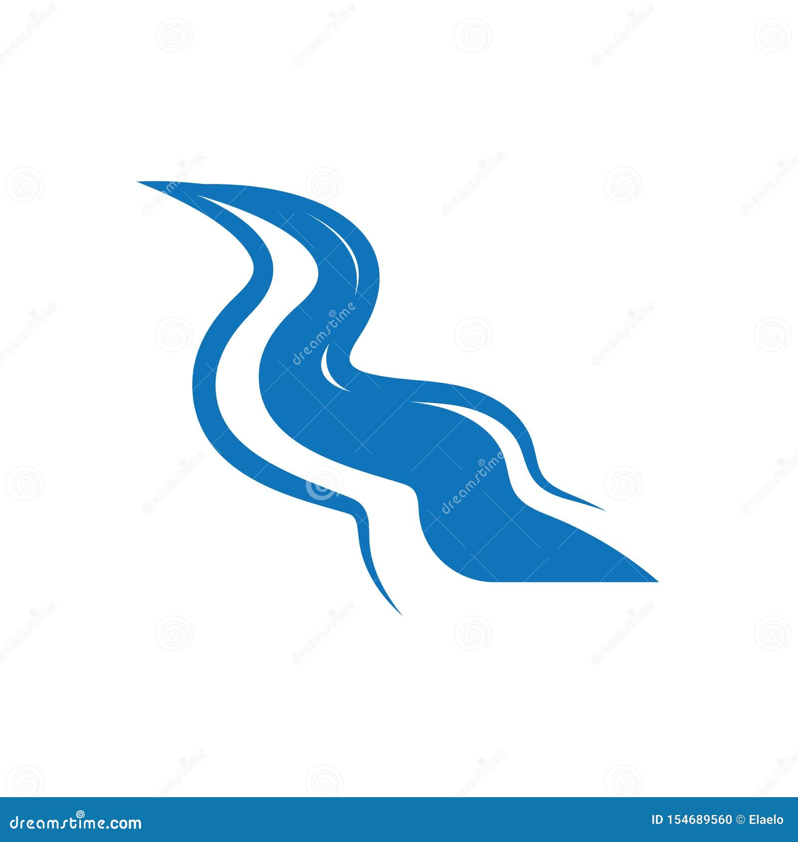 River Icon Vector Illustration Design Stock Vector - Illustration of ...