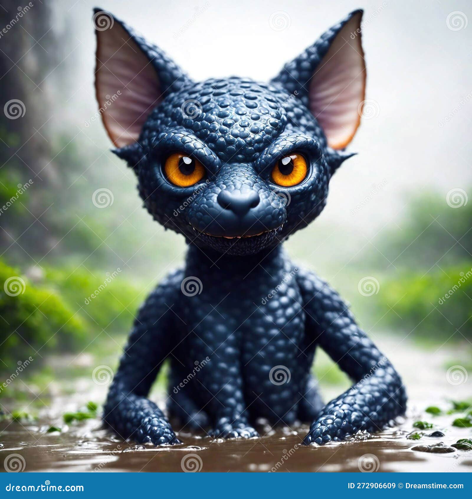 River Imp Created with Generative AI Stock Image - Image of portrait ...