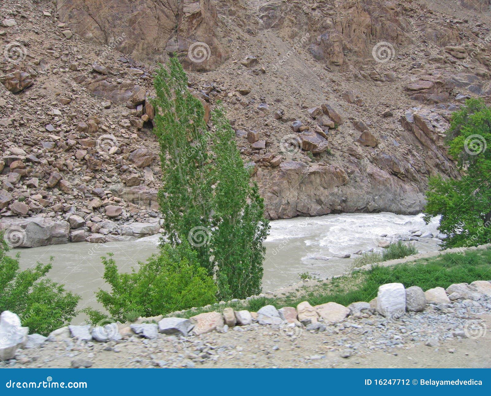 River Ind Valley, in Mountains of Ladakh Stock Photo - Image of cloud ...