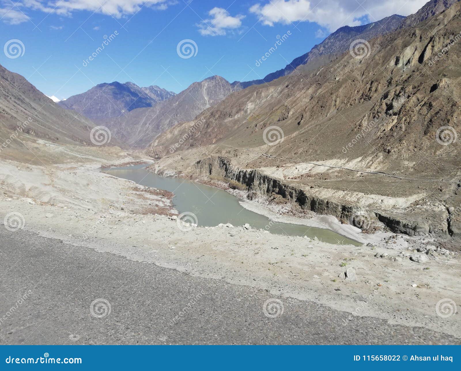 River indus Chilas stock photo. Image of gilgit, river - 115658022