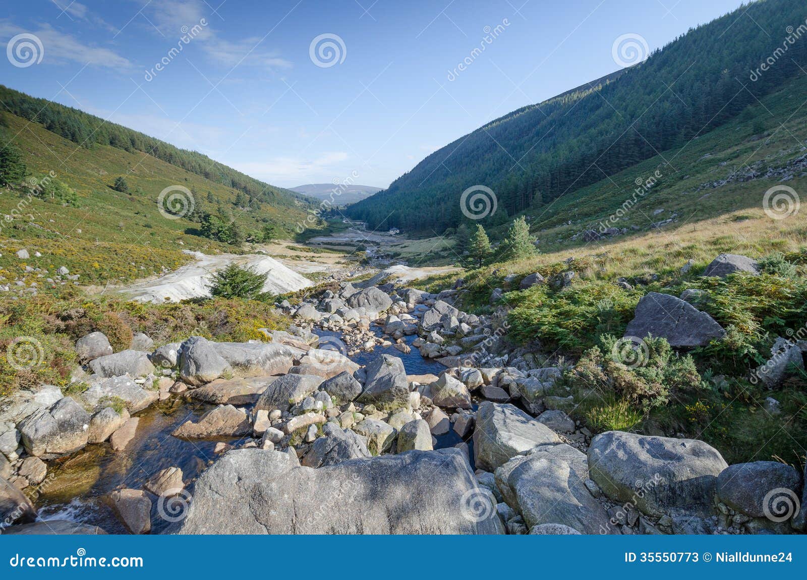 A River in the Irish Mountains Stock Image - Image of trekking ...