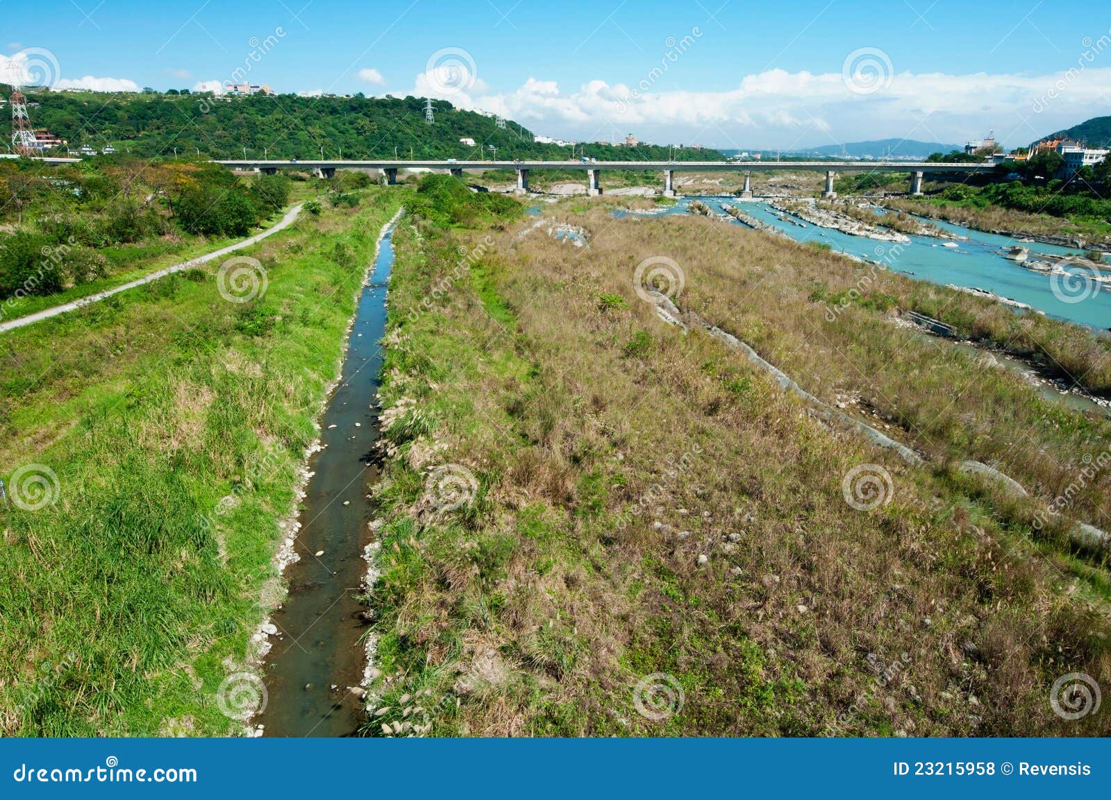 River and irrigation ditch stock photo. Image of natural - 23215958