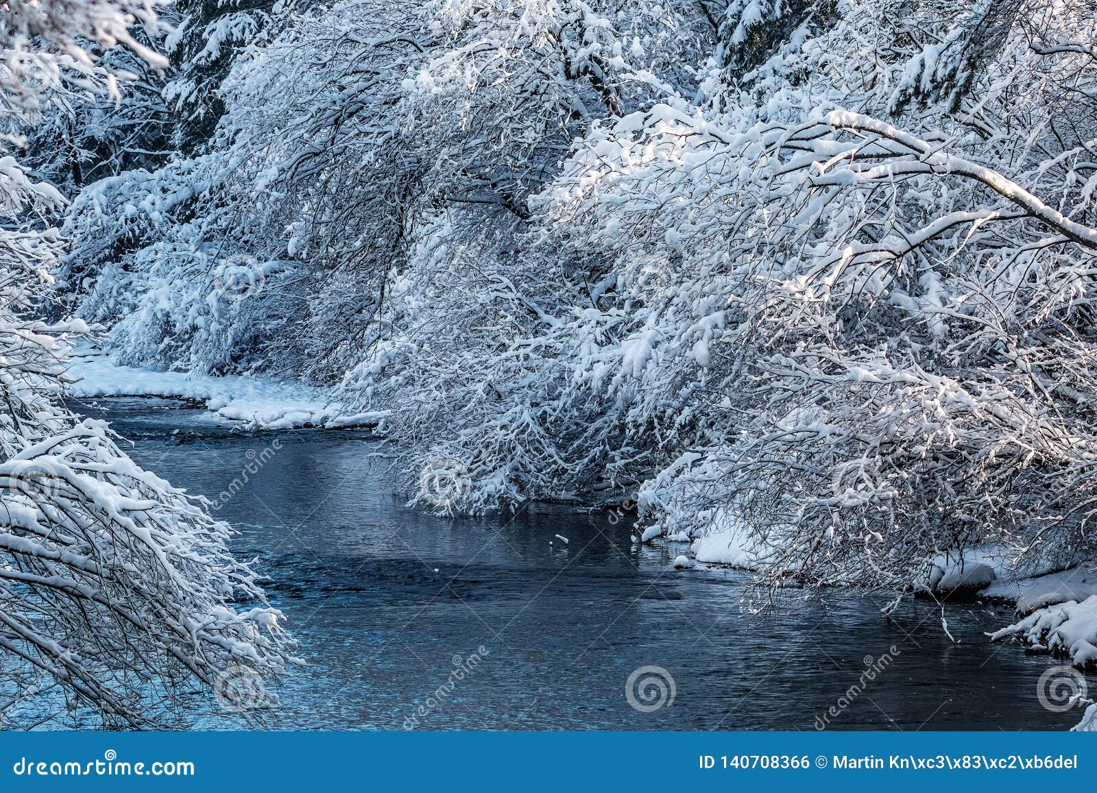 River isar in winter snow stock photo. Image of wood - 140708366