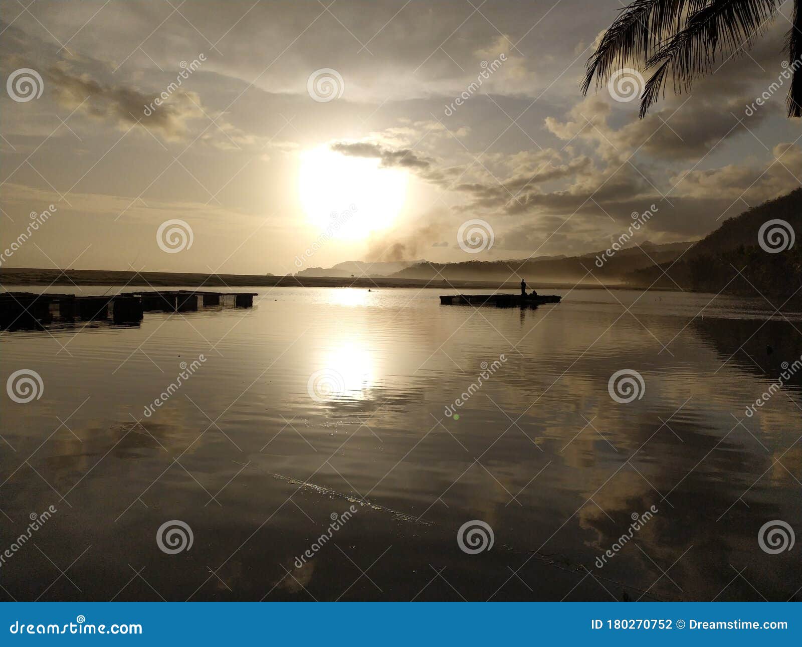 RIVER of JAVA stock photo. Image of evening, sunlight - 180270752