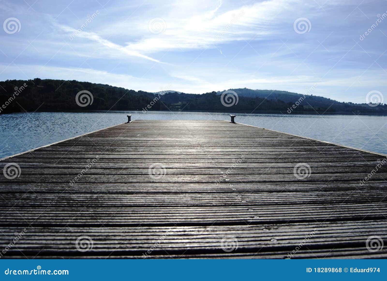 River jetty stock photo. Image of morning, harmony, pier - 18289868