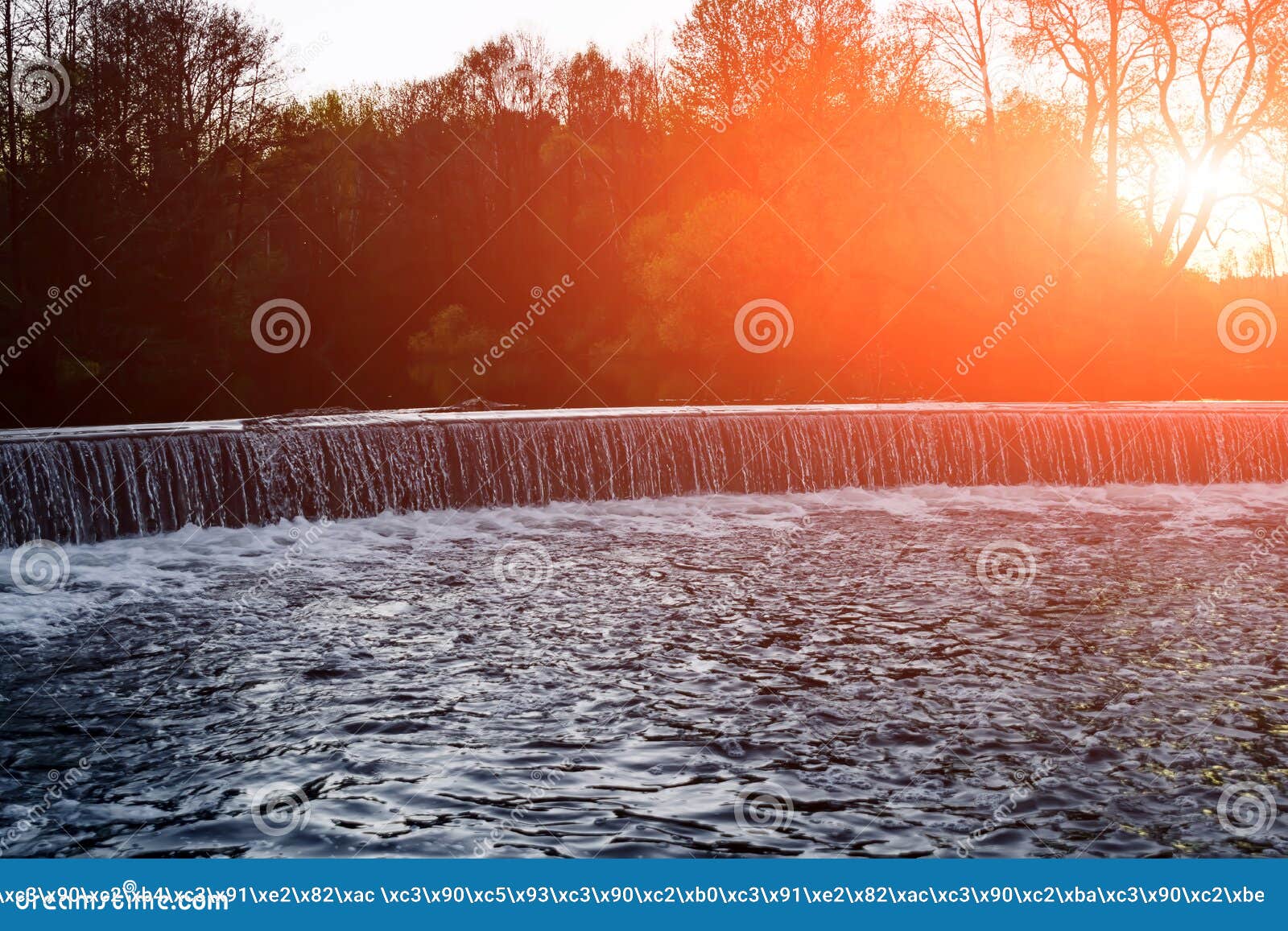 River joining the ocean stock image. Image of froth - 159447009