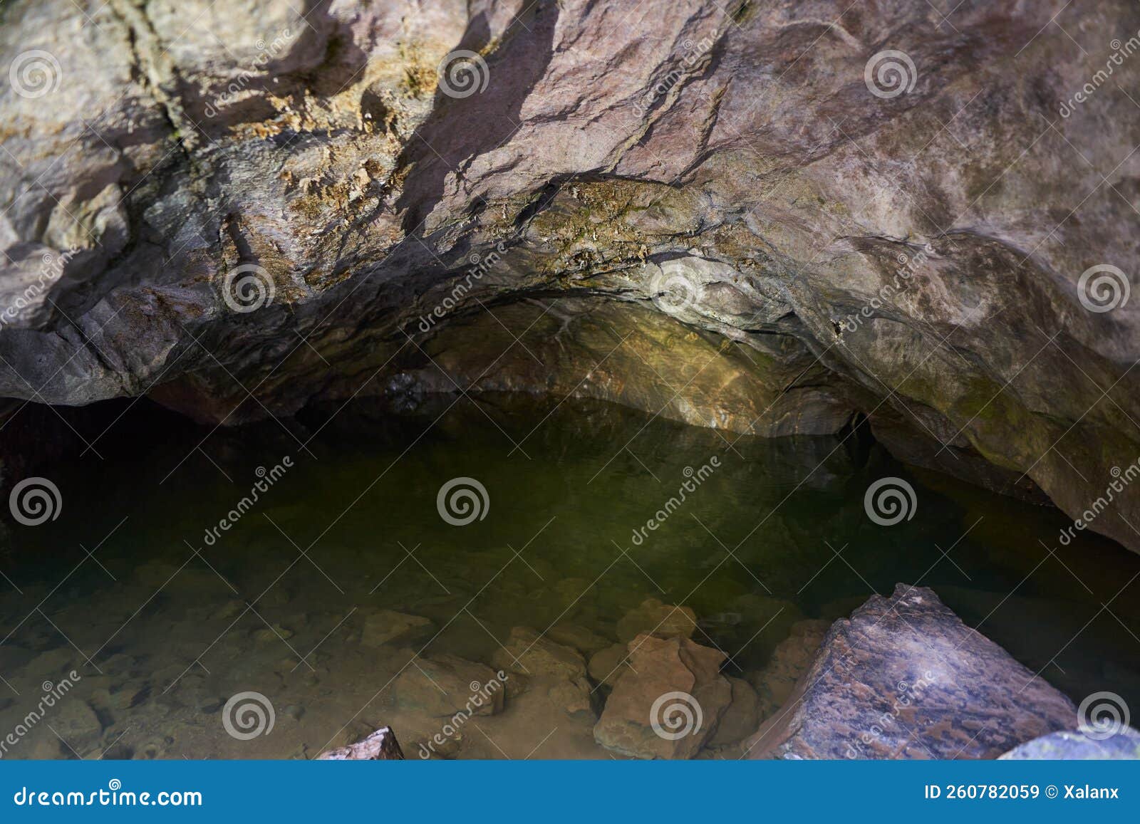 River from a Karst Spring in the Mountains Stock Image - Image of ...