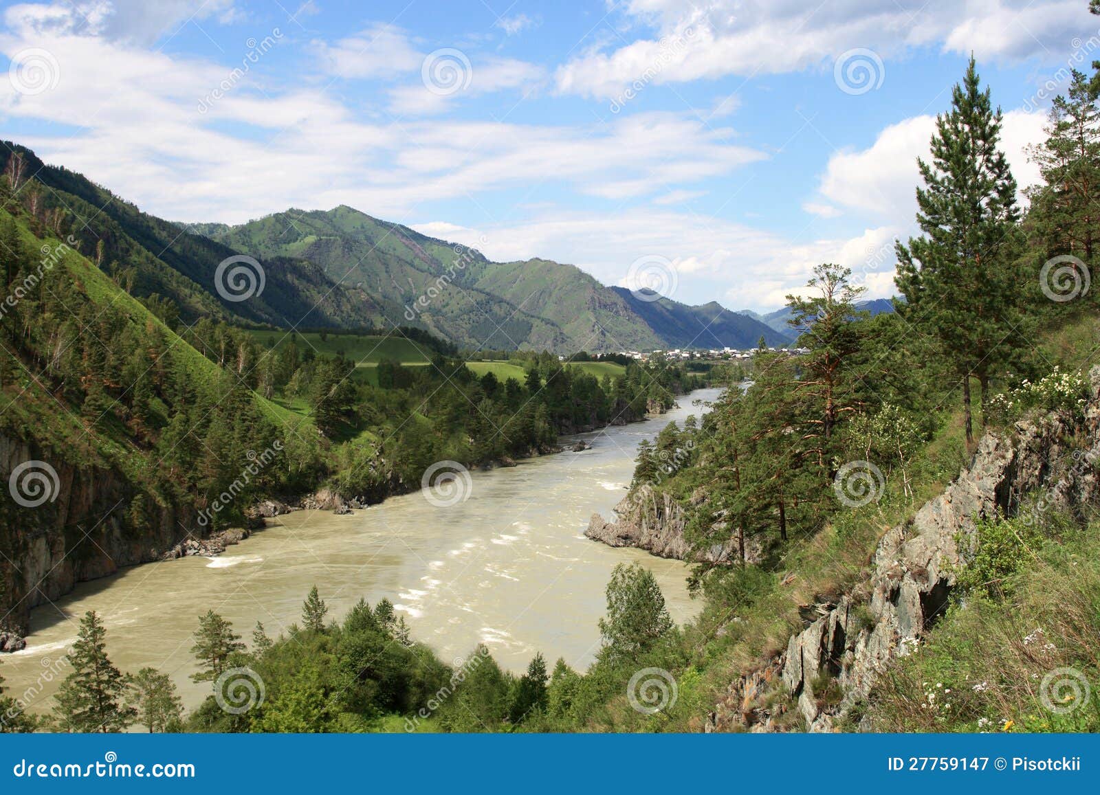 River Katun stock image. Image of break, summer, chemal - 27759147