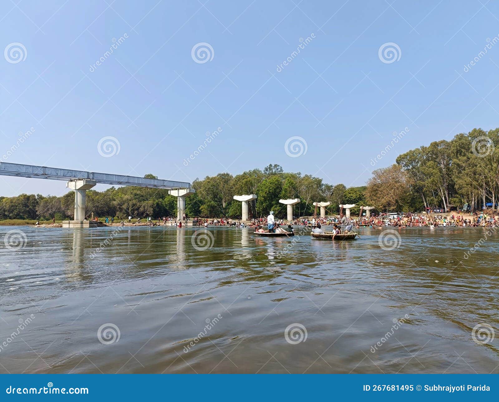 The River Kaveri Shot while Riding in Coracle in Talakadu, Mysore ...