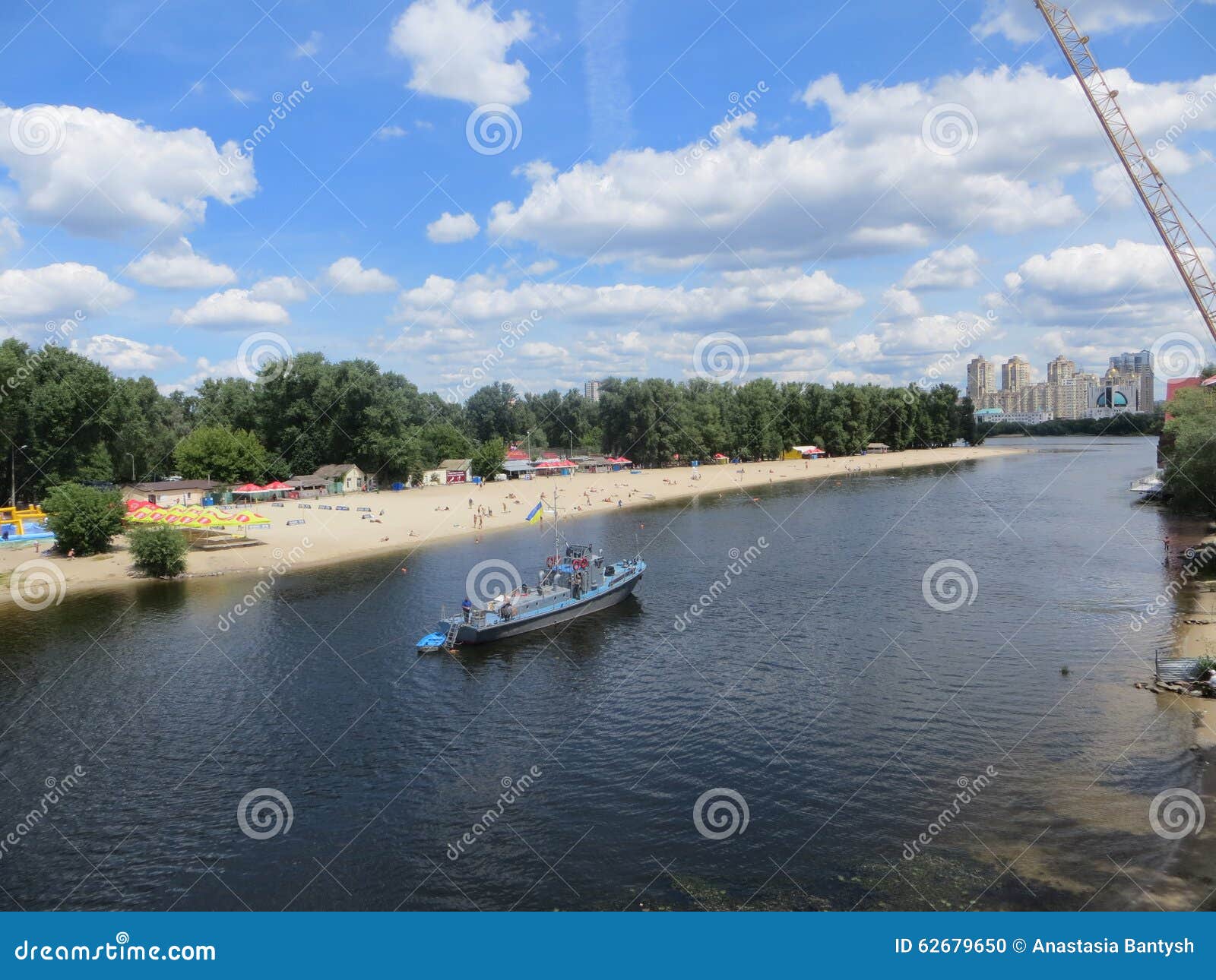 River in Kiev. editorial image. Image of water, river - 62679650