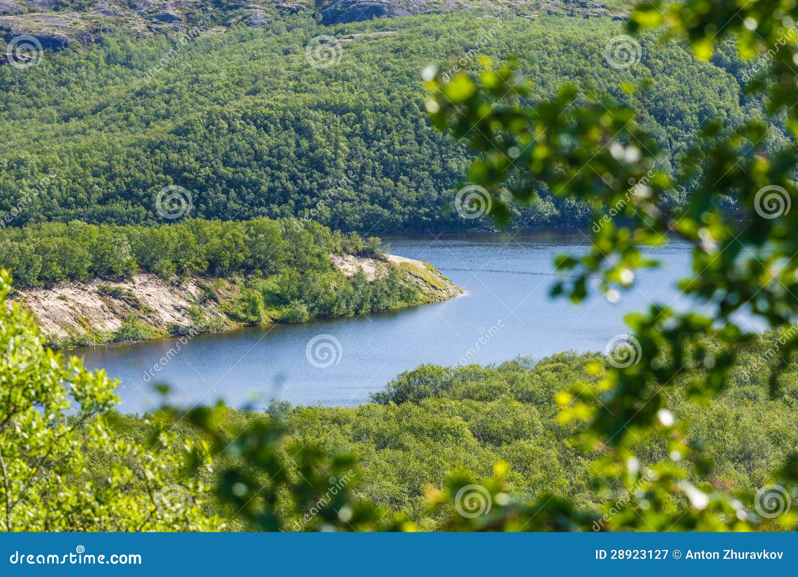River at Kola Peninsula stock image. Image of scenic - 28923127