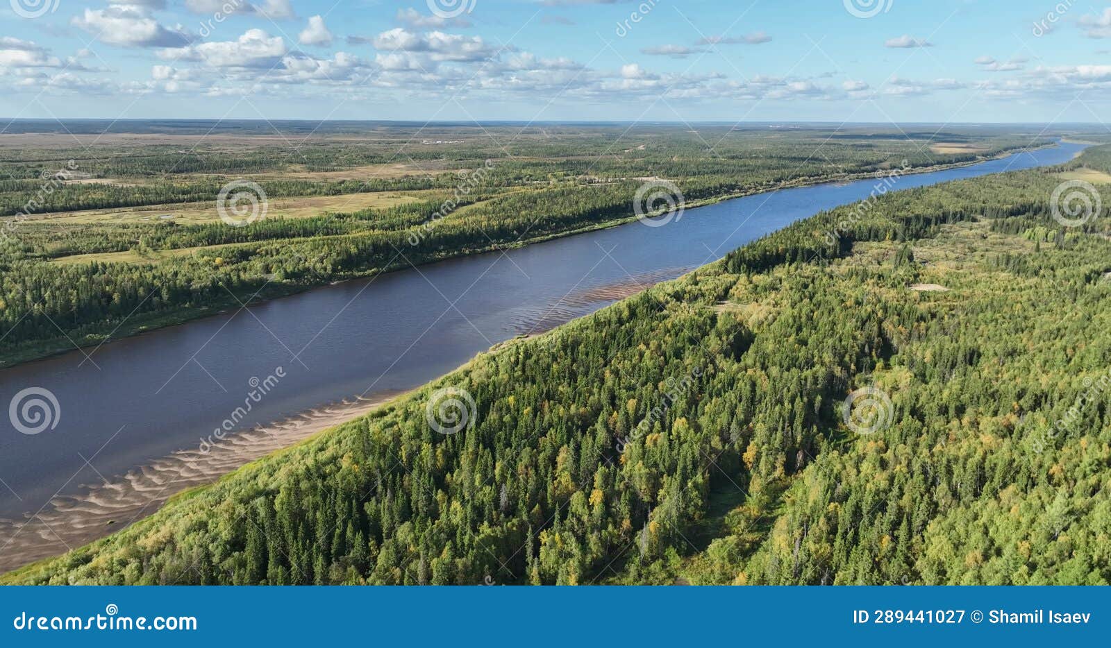 River Kolva stock video. Video of forest, usinsk, smart - 289441027