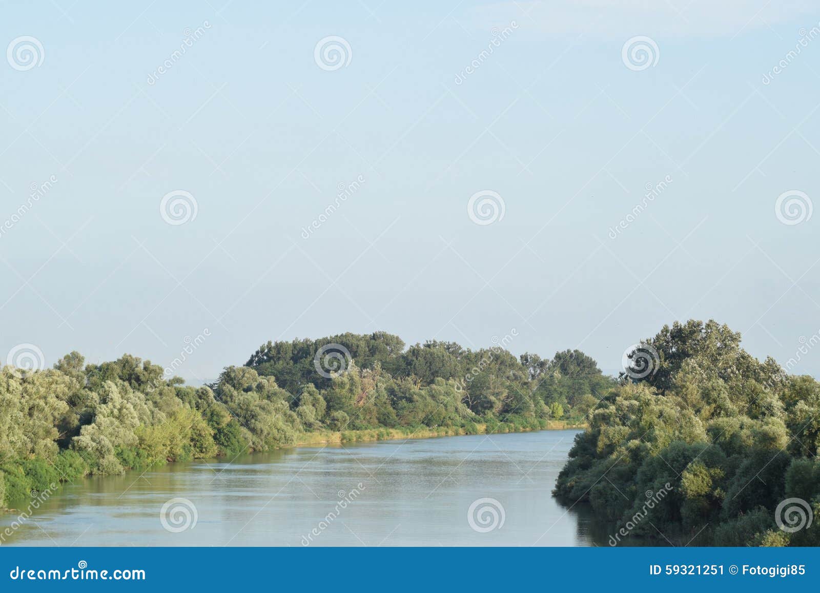 River Kuban stock image. Image of mist, caucasia, horizon - 59321251