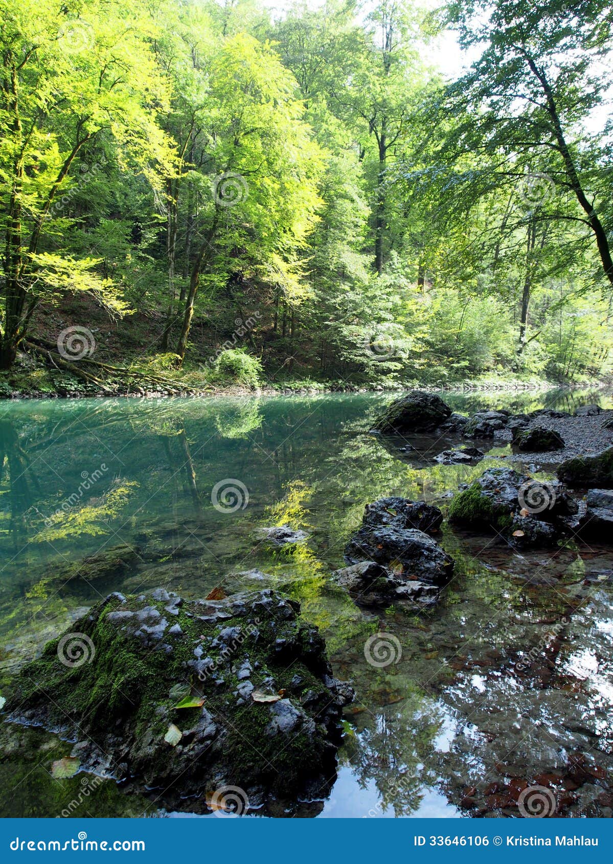 River Kupa spring stock photo. Image of mountain, rocks - 33646106