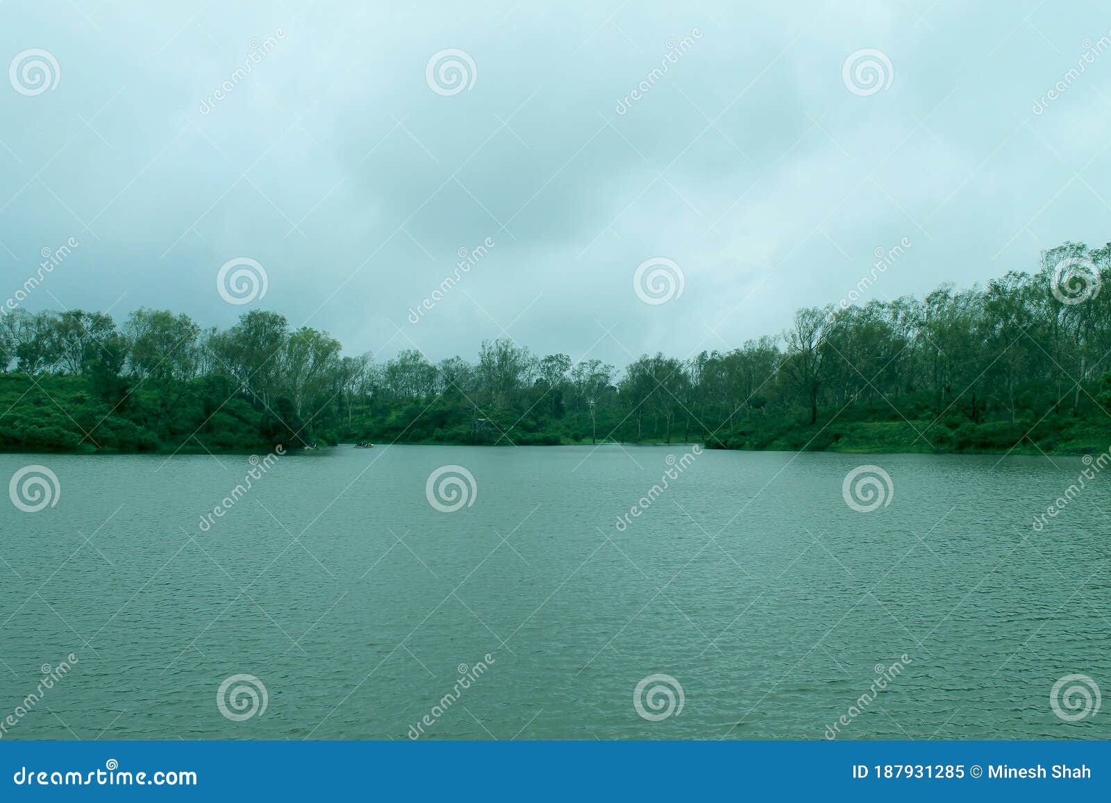 A River or a Lake with Still Water Stock Image - Image of lake, water ...
