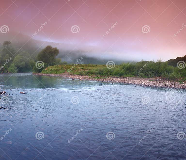 River landscape stock image. Image of panorama, beautiful - 243175101
