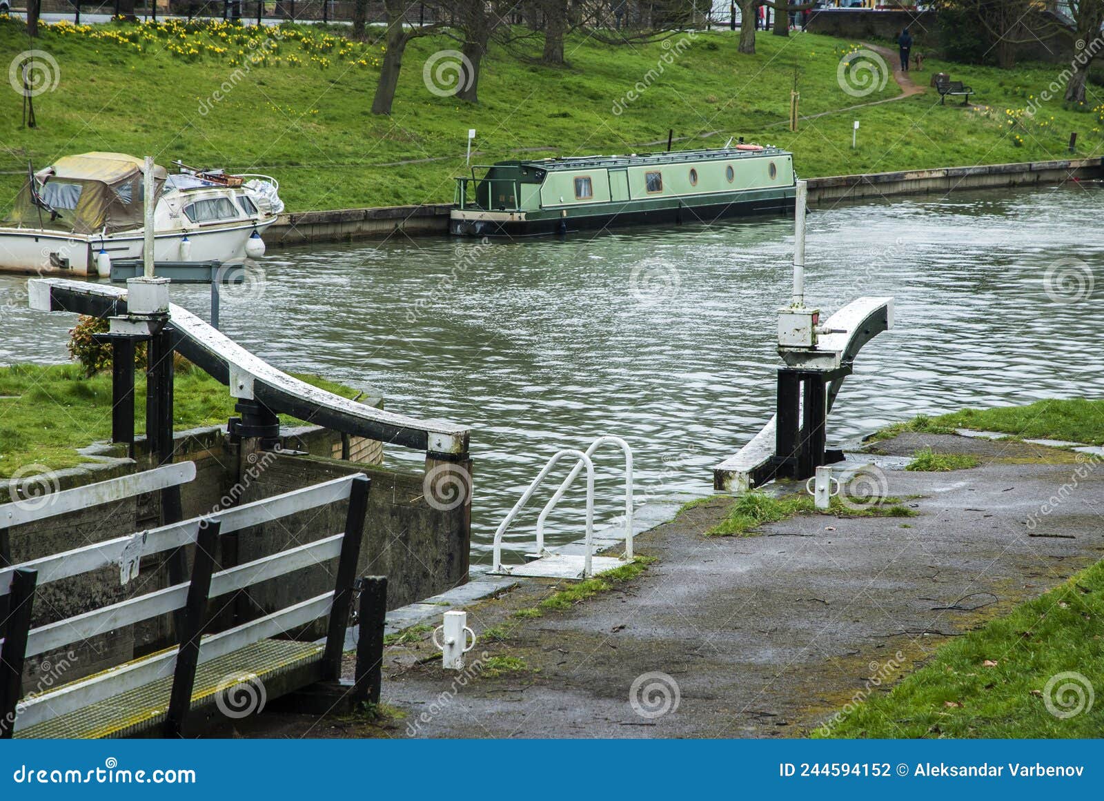 River lock closeup stock photo. Image of travel, canal - 244594152