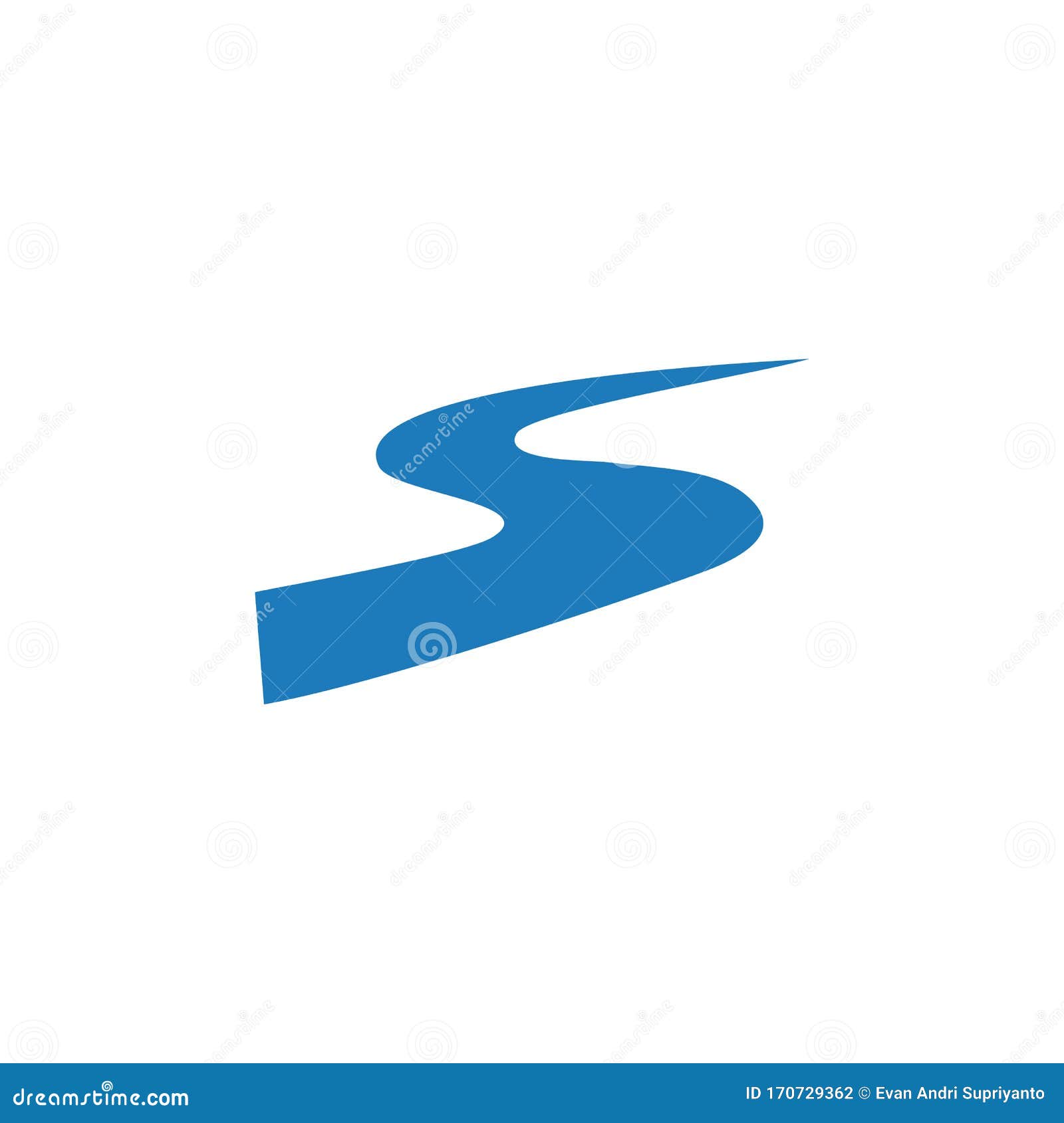 River Logo Template Vector Symbol Stock Vector - Illustration of vector ...