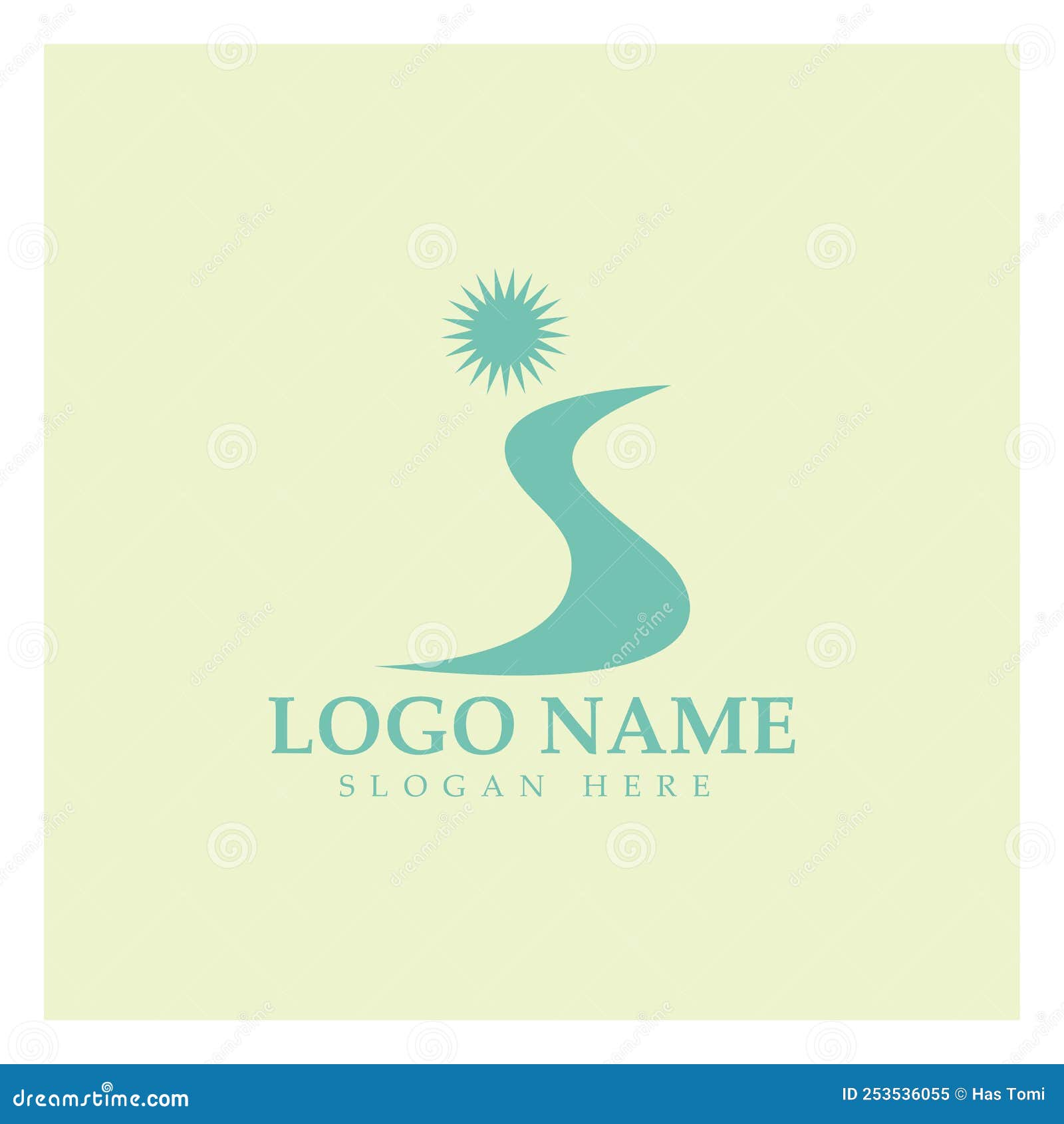 River Logo Vector Icon Illustration Design Template Stock Vector ...
