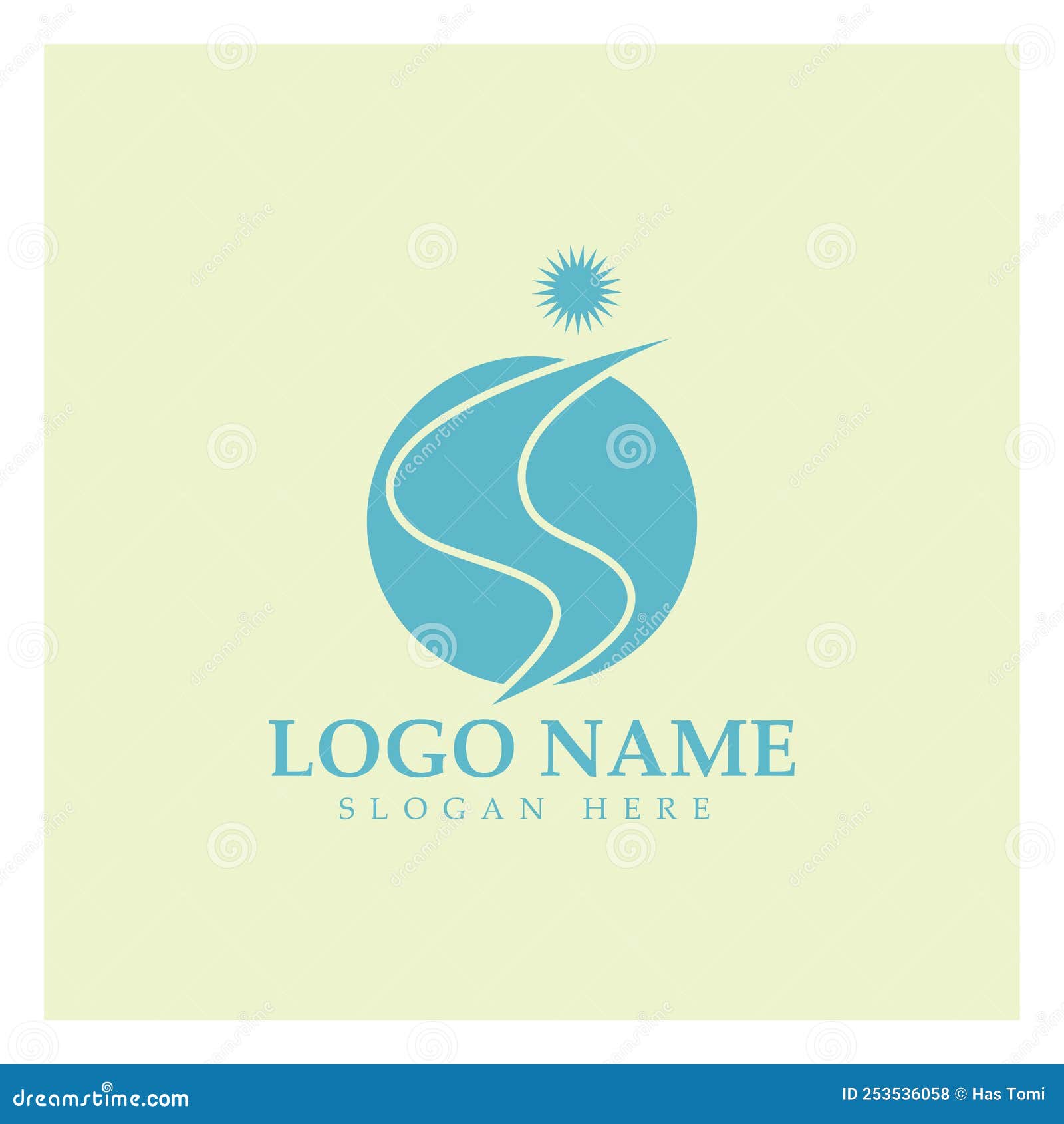 River Logo Vector Icon Illustration Design Template Stock Vector ...