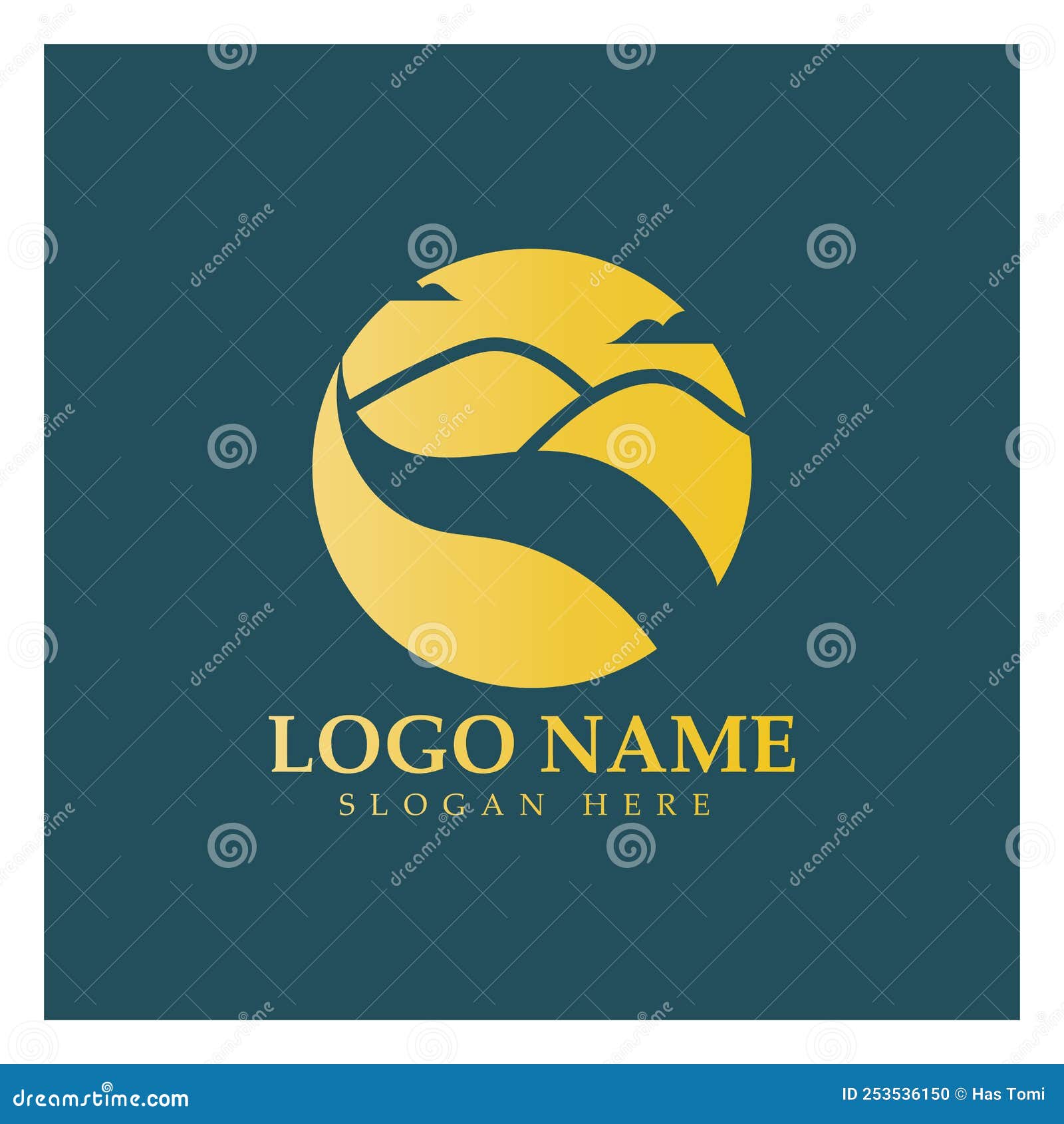 River Logo Vector Icon Illustration Design Template Stock Vector ...