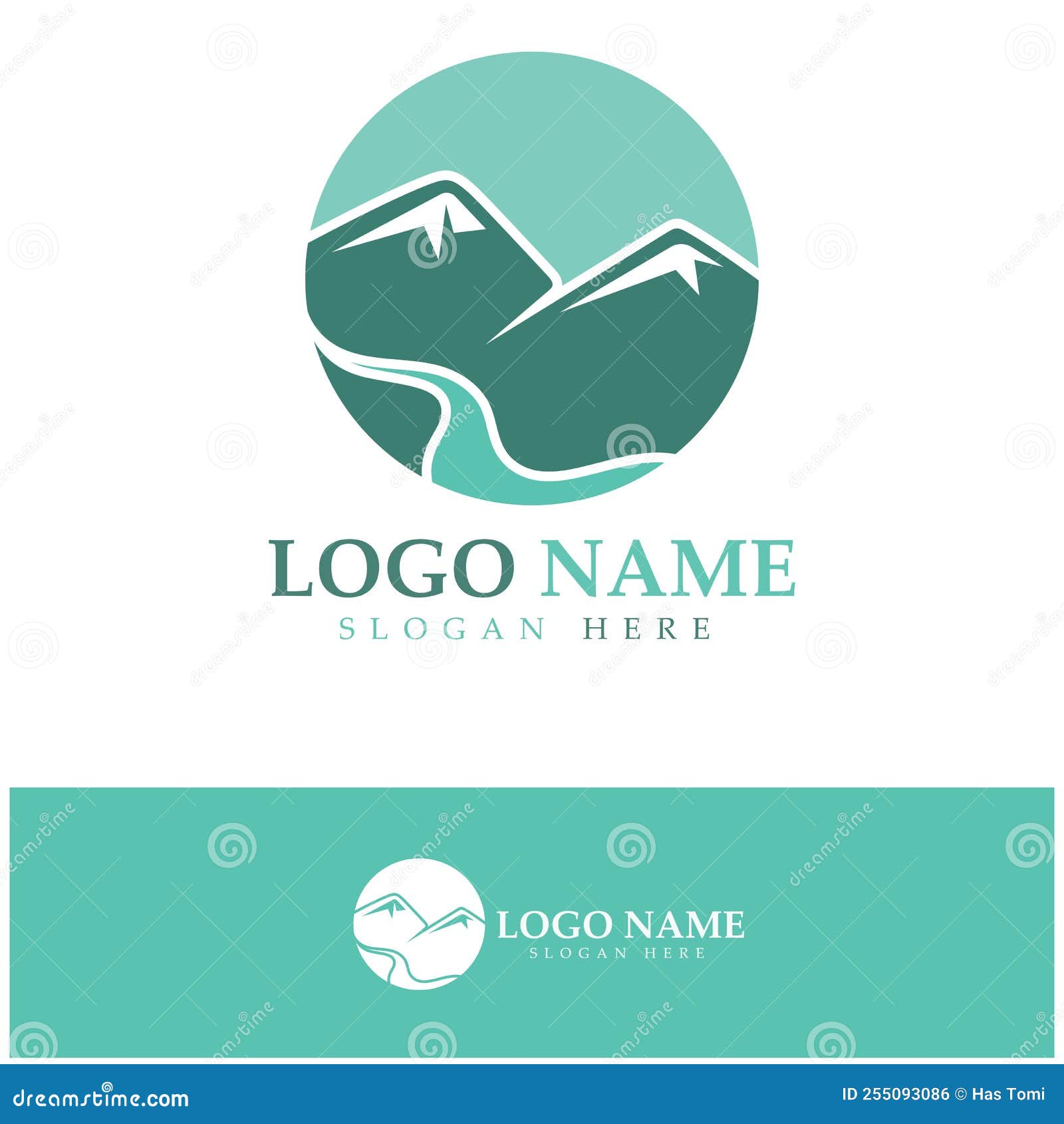 River Logo Vector Icon Illustration Design Template Stock Vector ...