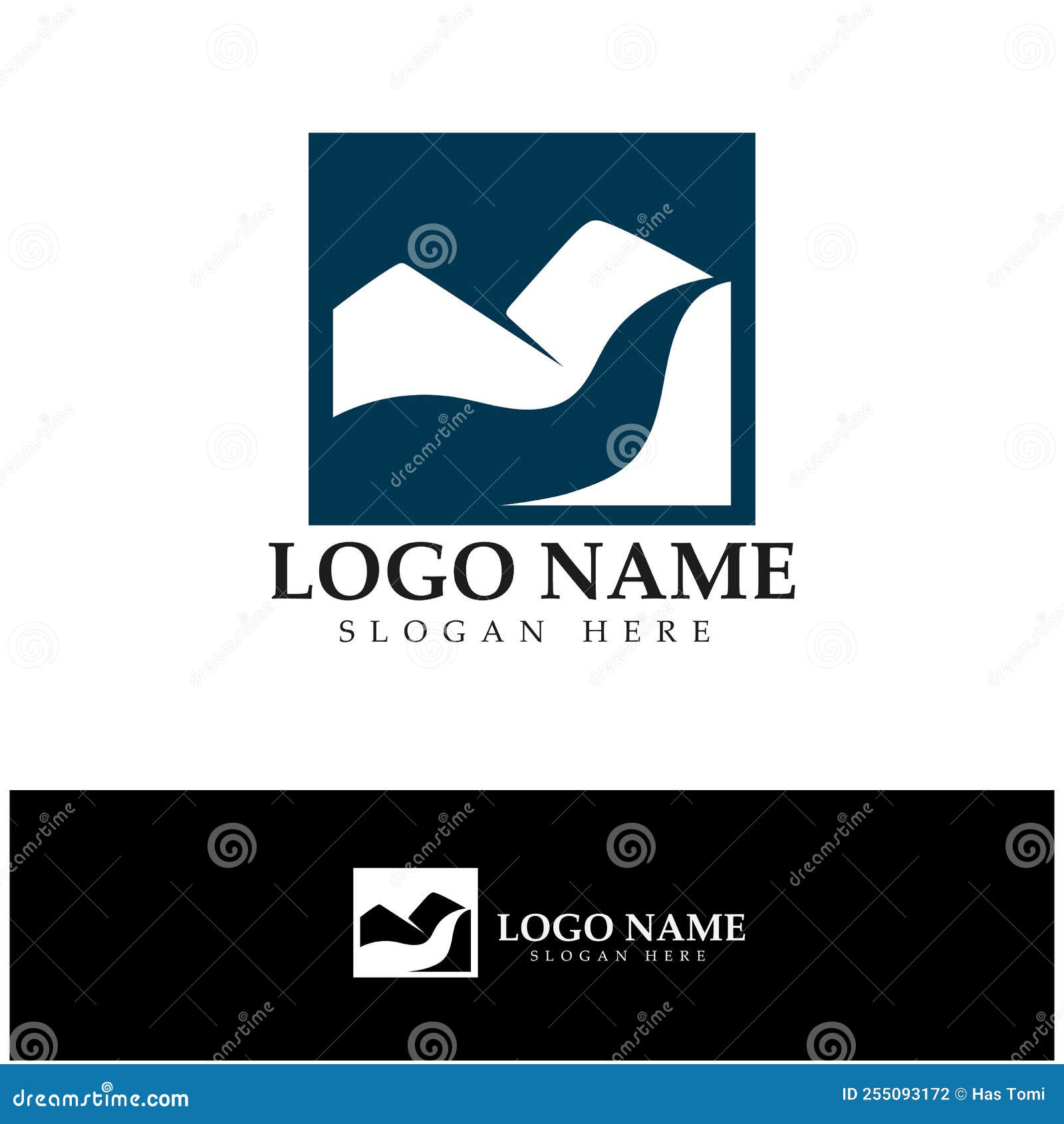 River Logo Vector Icon Illustration Design Template Stock Vector ...