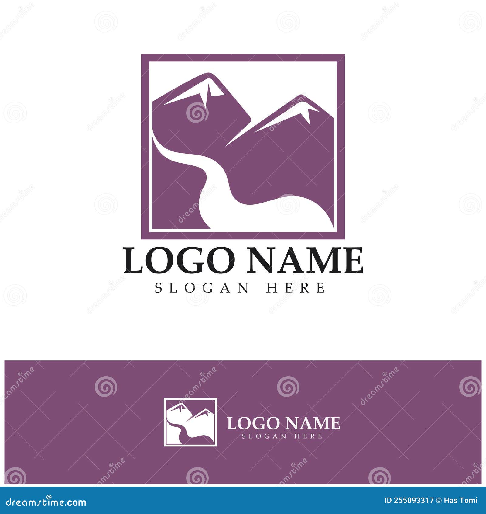 River Logo Vector Icon Illustration Design Template Stock Vector ...