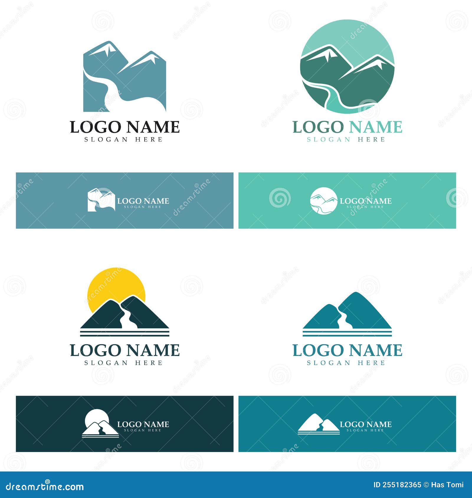 River Logo Vector Icon Illustration Design Template Stock Vector ...