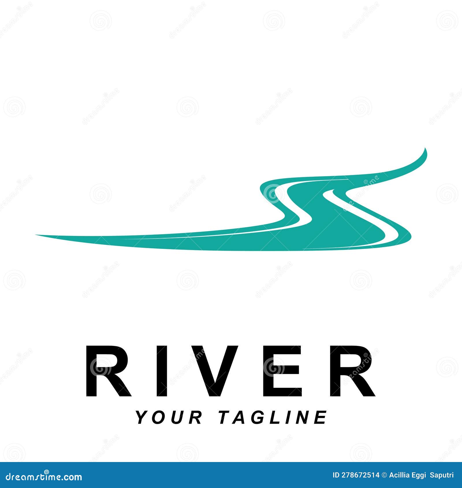 River logo vector stock vector. Illustration of vector - 278672514