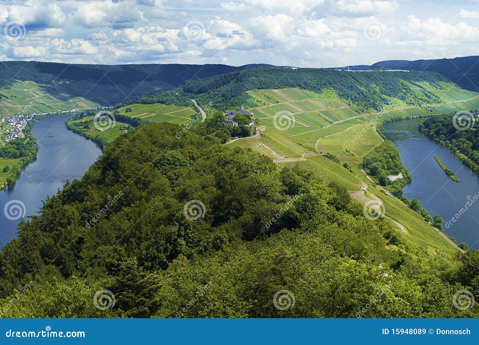 River loop stock image. Image of green, weather, river - 15948089