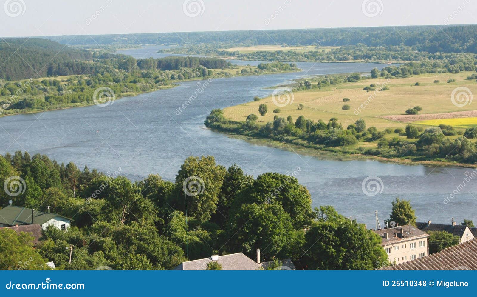 River loops stock photo. Image of hill, greenery, view - 26510348