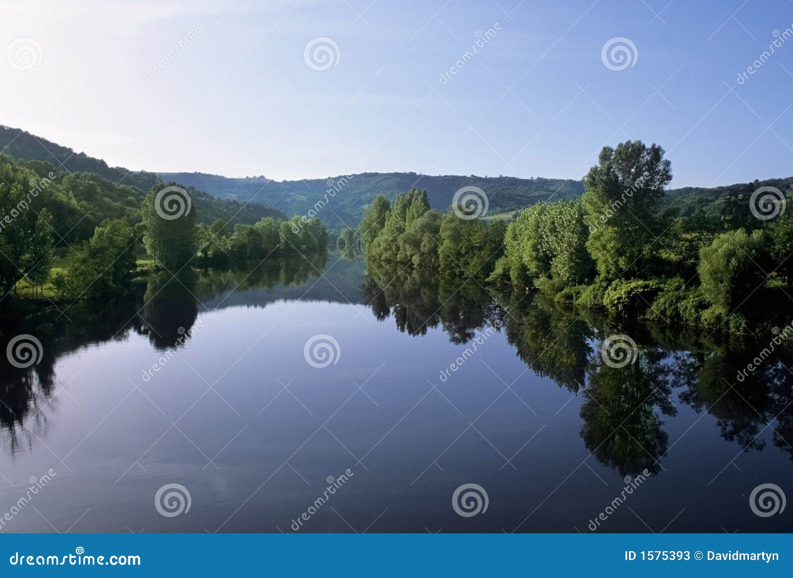 The River Lot Midi Pyrenees France Stock Image - Image of rivers ...