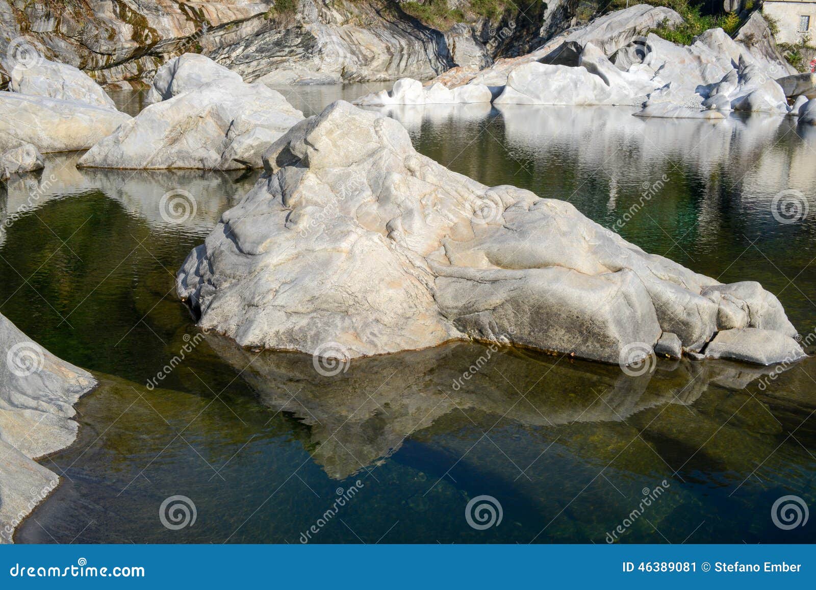 River Maggia at Ponte Brolla Stock Image - Image of stream, rock: 46389081