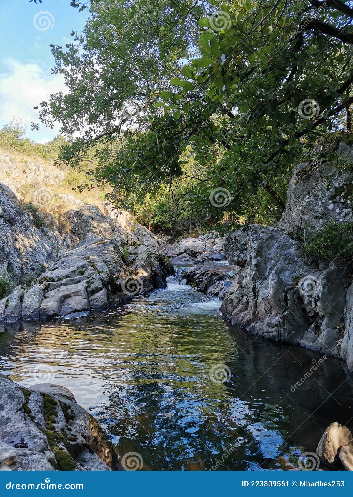 River Making Its Way between the Rocks Stock Image - Image of landscape ...