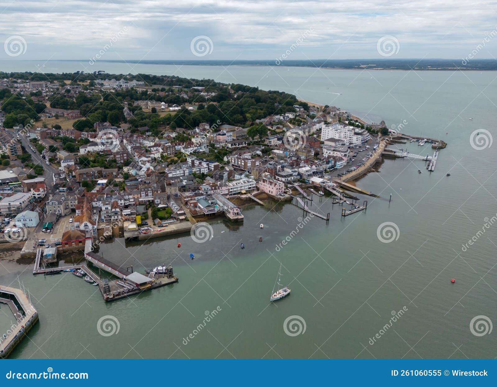 The River Medina on the Isle of Wight Stock Image - Image of ...