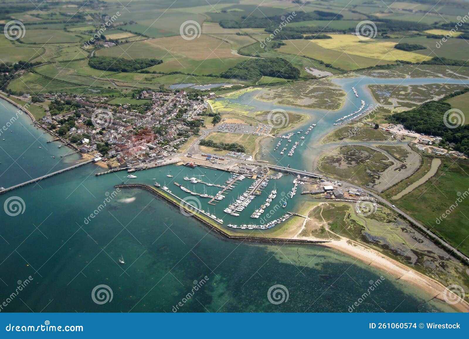 The River Medina on the Isle of Wight Stock Photo - Image of sailing ...