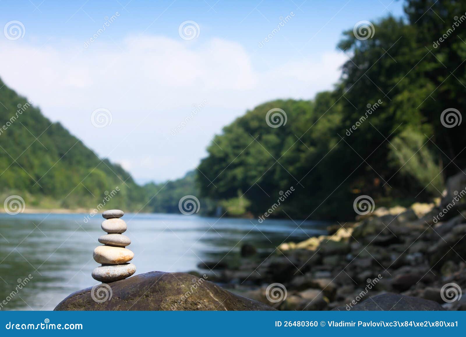 River meditation stock photo. Image of still, peaceful - 26480360
