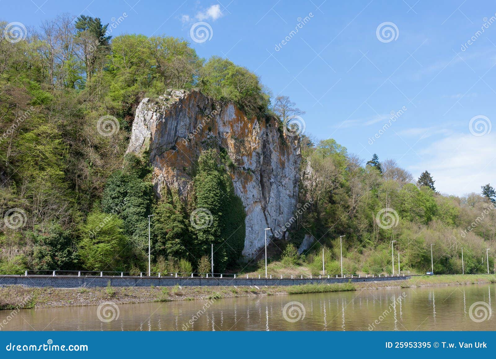 River Meuse in Belgium Ardennes Stock Image - Image of belgium, grass ...