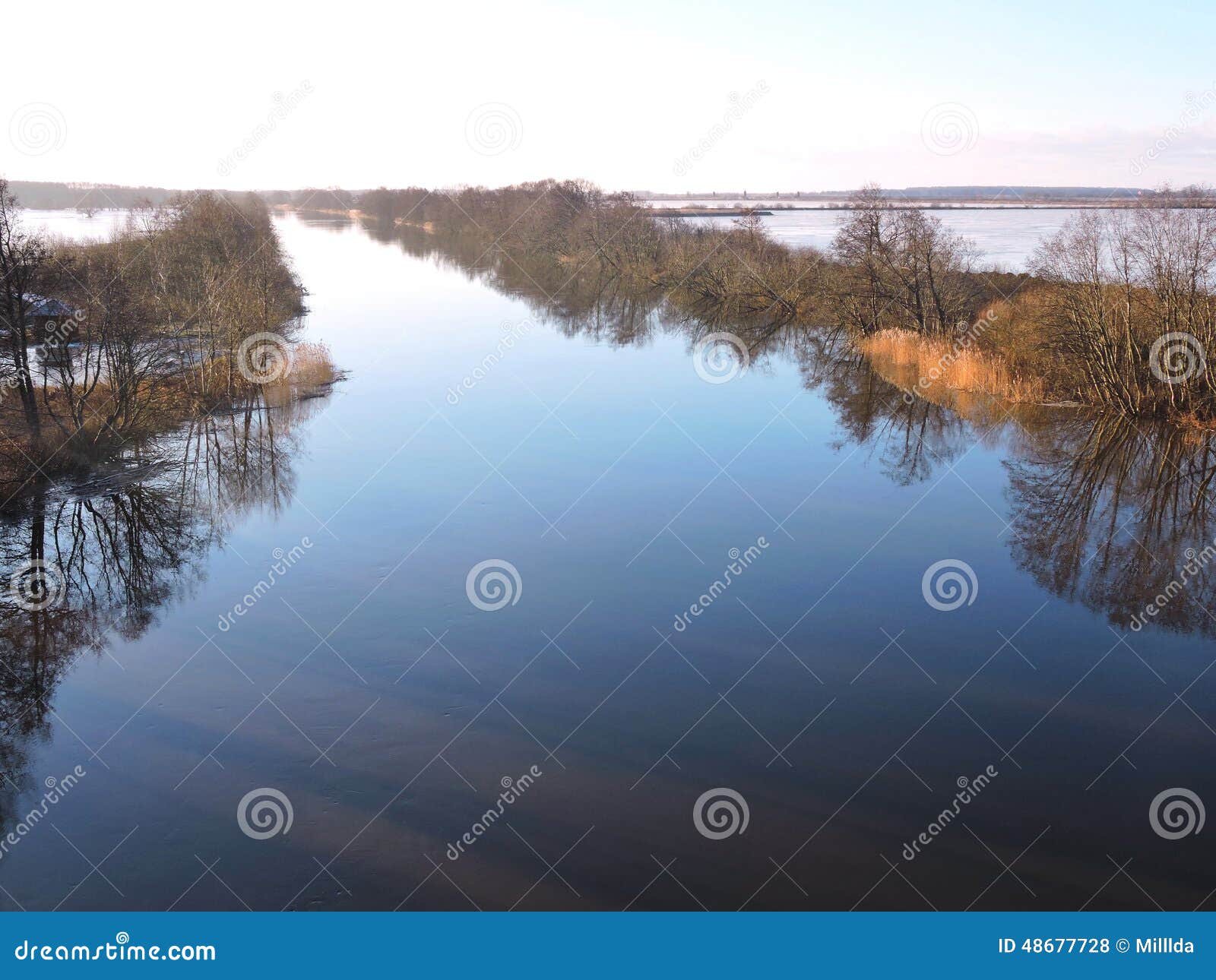 River Minija, Lithuania stock photo. Image of background - 48677728