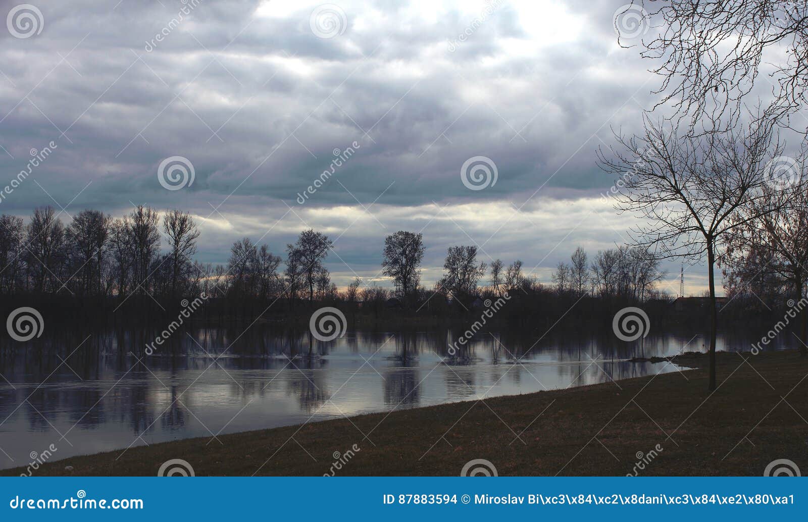 River mirror stock photo. Image of little, mirror, woods - 87883594