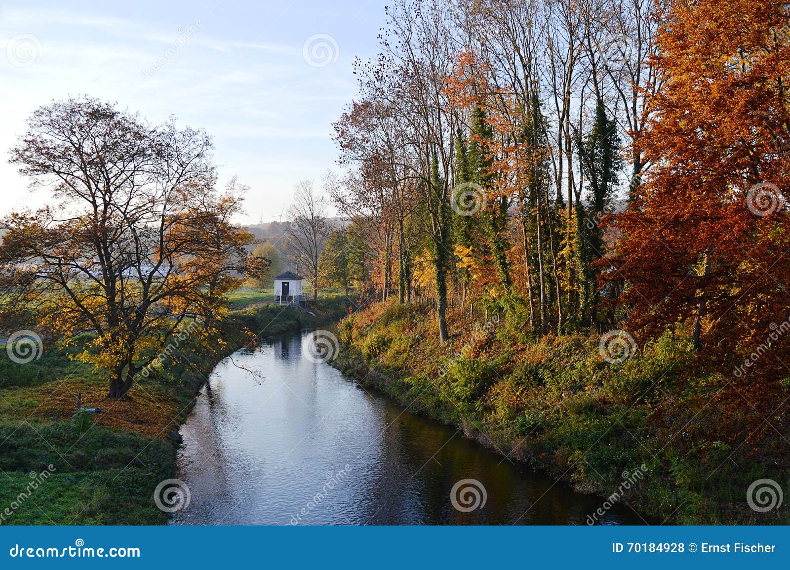 River Moehne at Guenne in Germany Editorial Stock Photo - Image of ...