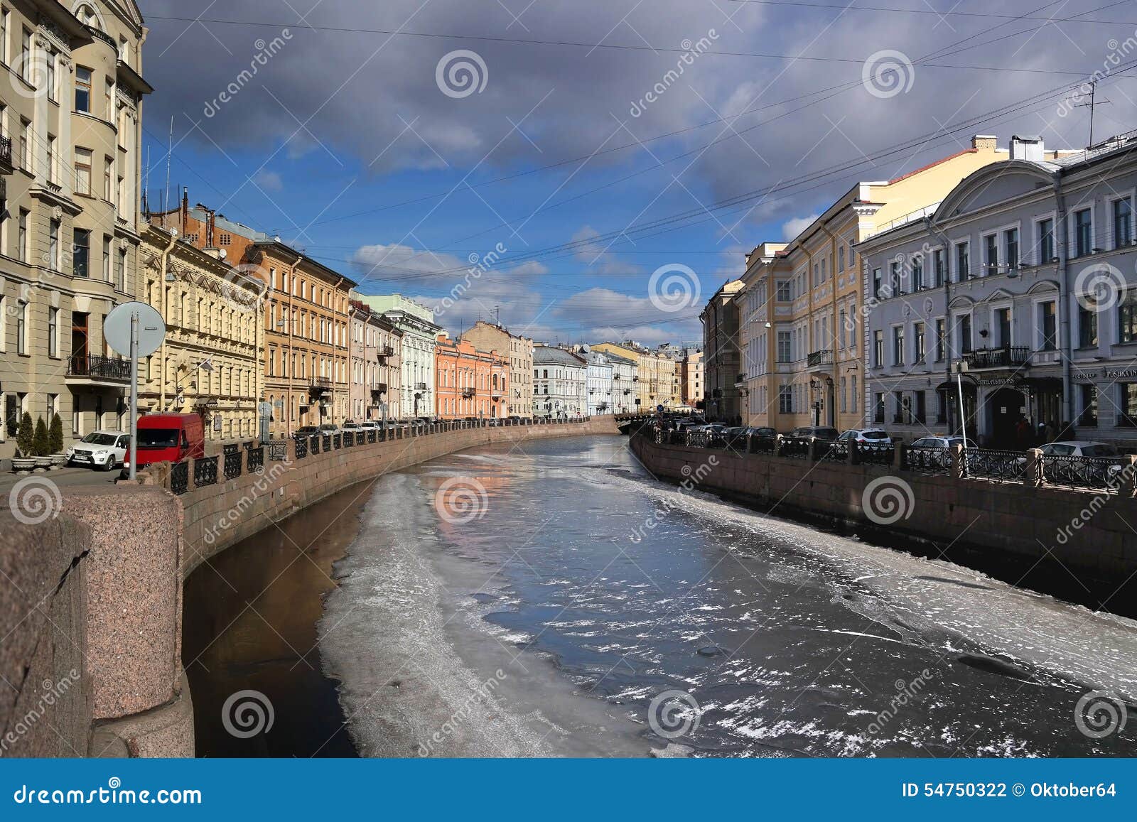 St. Petersburg, River Moika Stock Photo - Image of famous, urban: 54750322