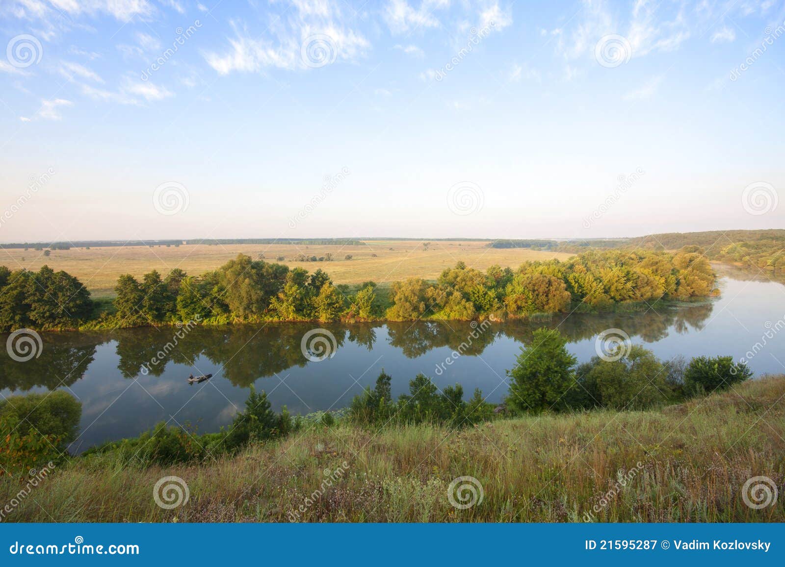River in the morning stock image. Image of park, travel - 21595287