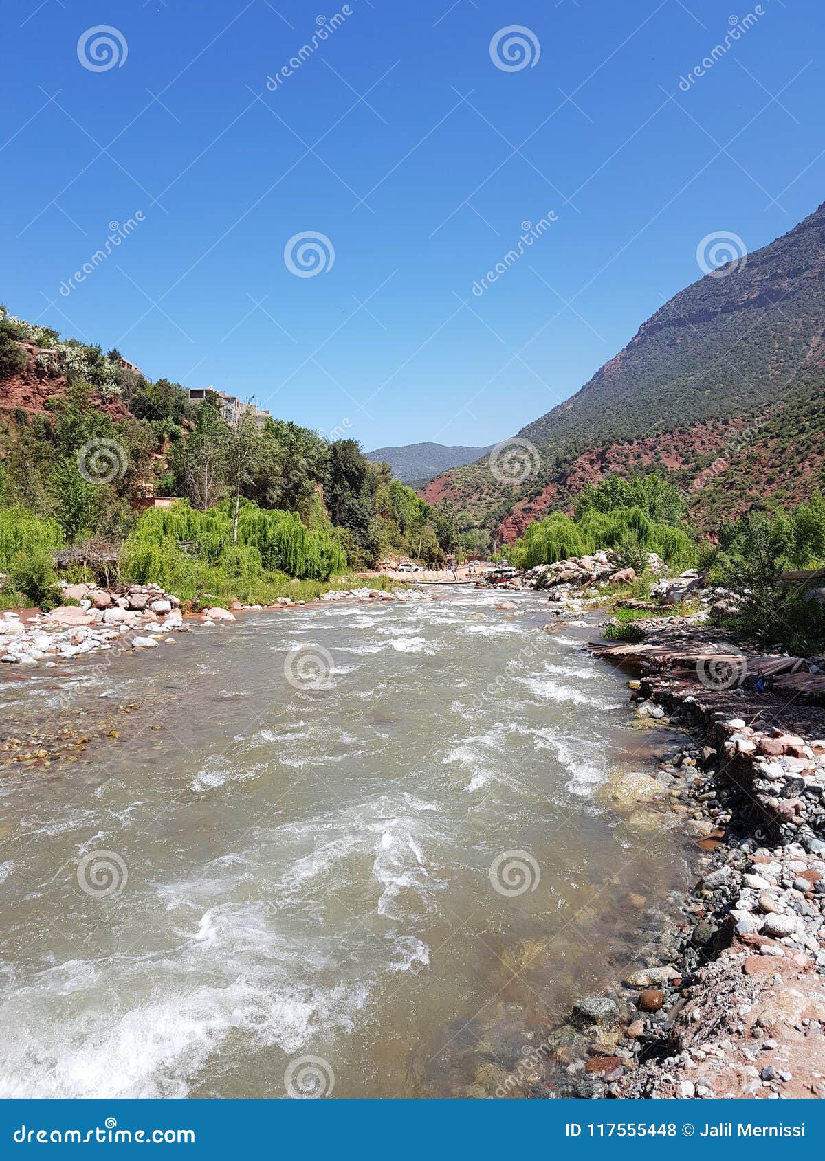 River stock photo. Image of moroccan, mountains, marrakech - 117555448
